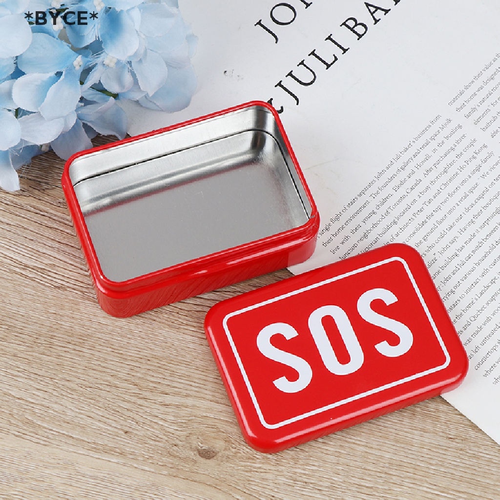 ] First aid Pill Iron box Medical kit Outdoor Survival Kits Set Family ...