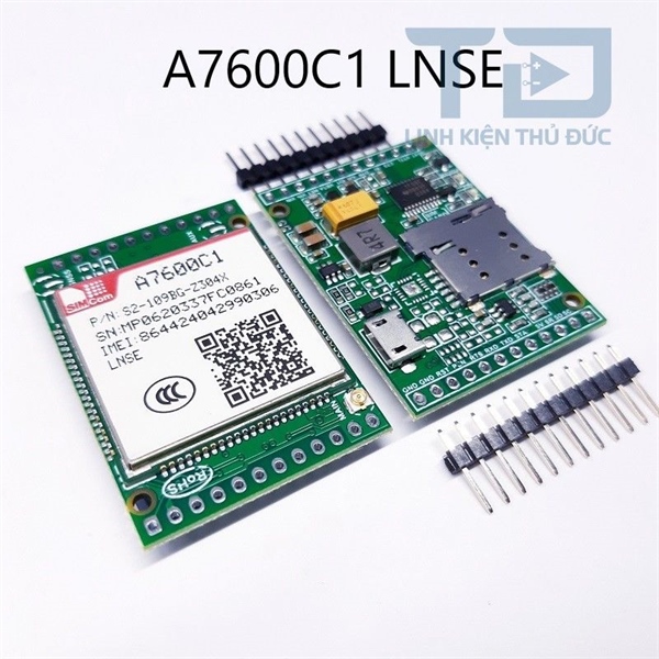 Module 4G-LTE SIMCOM A7600C1 đã ra chân thay thế module SIM800L ...