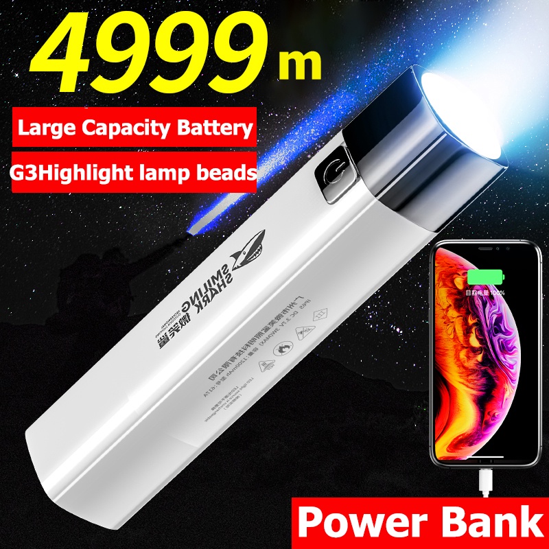Mua SmilingShark 617A Đèn pin mini có thể sạc lại USB dẫn đèn pin sáng ...