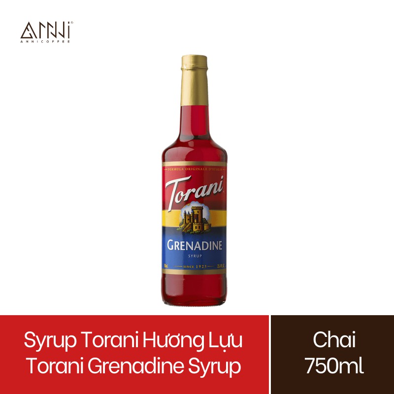 Syrup Torani Chai thủy tinh Hương Lựu (750ml) - Nhập khẩu Mỹ - Torani ...
