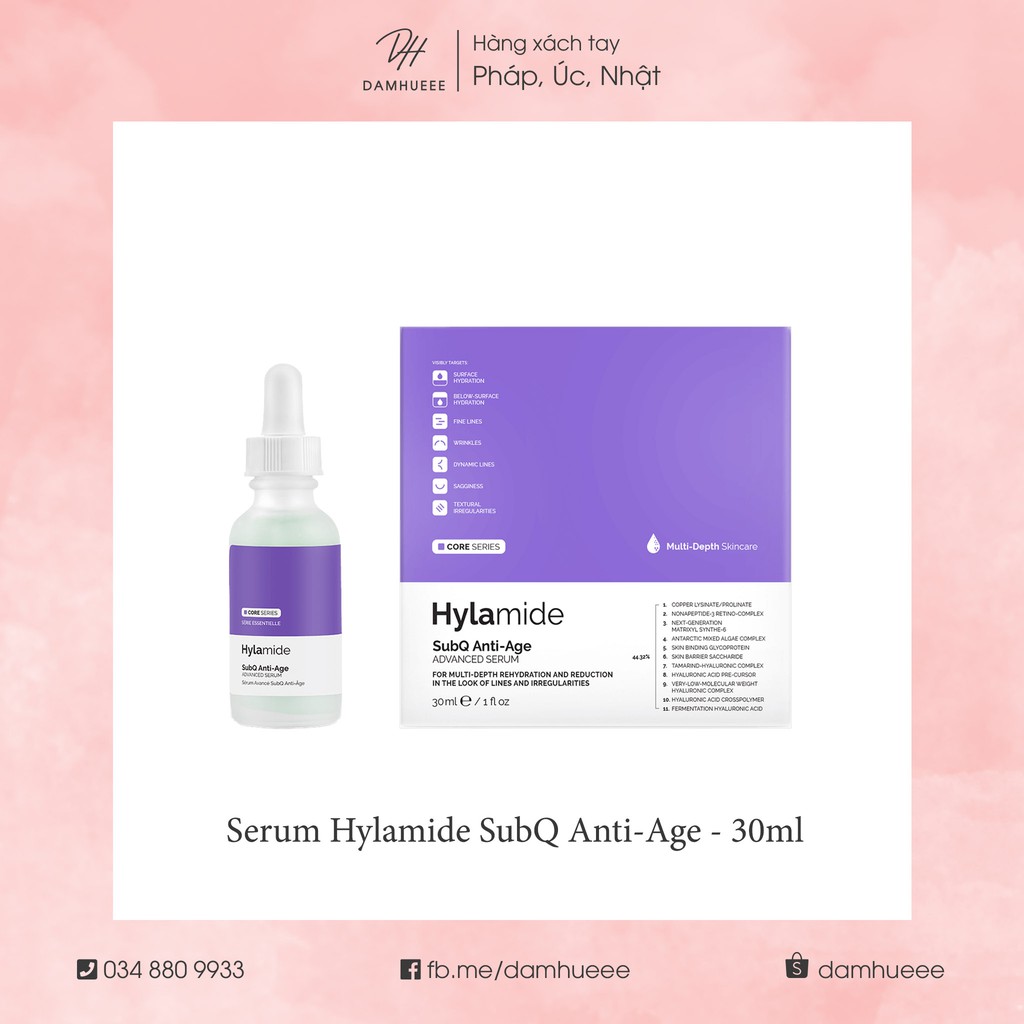Serum Hylamide SubQ Anti-Age Advanced 30ml | Shopee Việt Nam