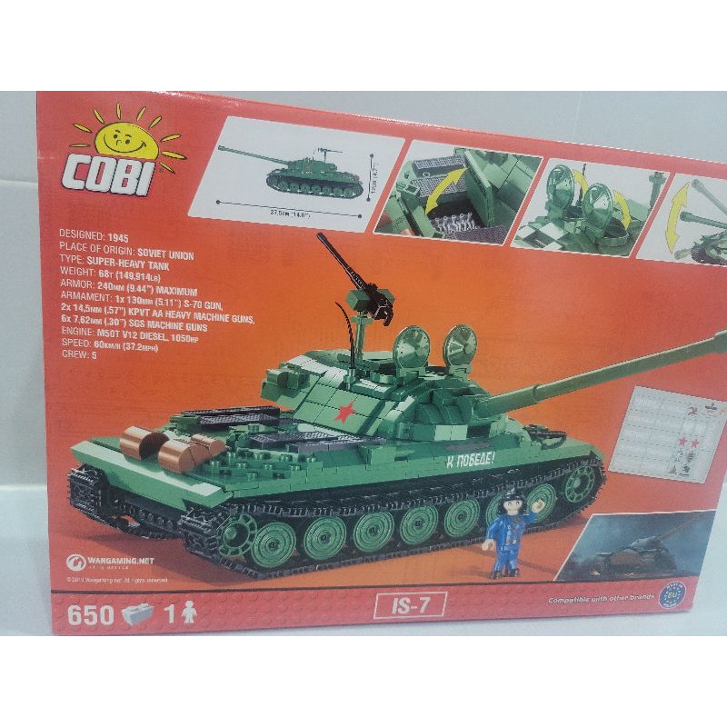 Mua Đồ chơi lắp ghép mô hình xe tăng COBI IS7 giá rẻ nhất | TecKi.Vn