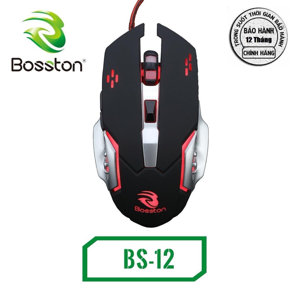 Mouse Bosston BS-12 LED | Shopee Việt Nam