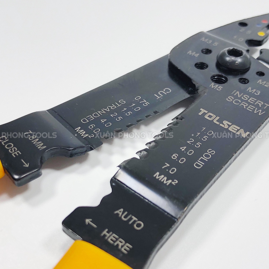 Mua Kìm tuốt dây điện và bấm cốt TOLSEN 38052 | Xuân Phong Tools giá rẻ ...