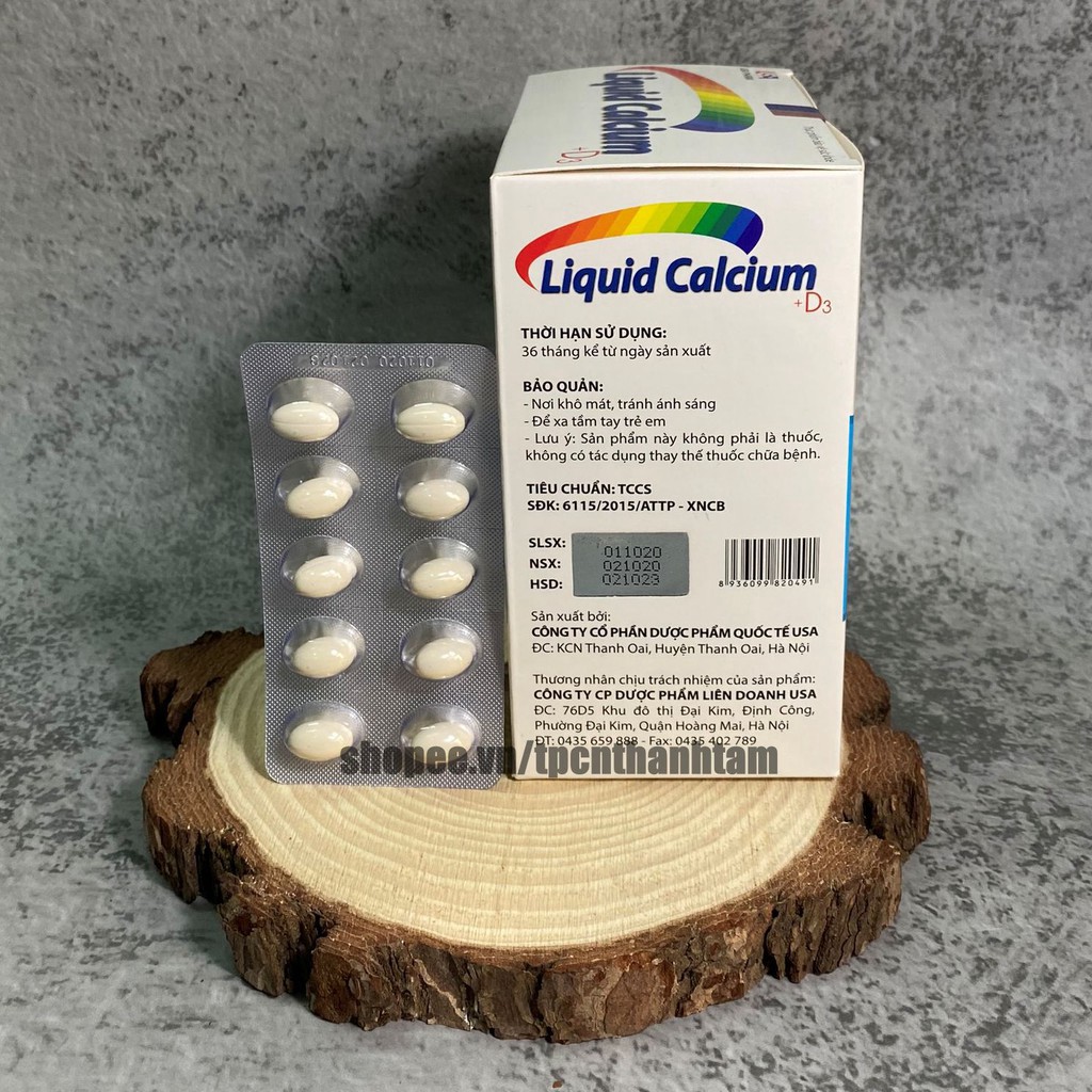 Mua Viên uống CALCIUM NANO LIQUID bổ sung canxi, vitamin và các khoáng ...