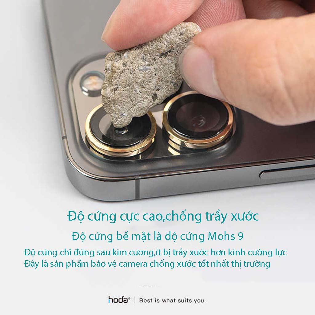 Mua Kính cường lực Hoda Sapphire Lens đạt chuẩn Mohs Hardness 9 viền ...