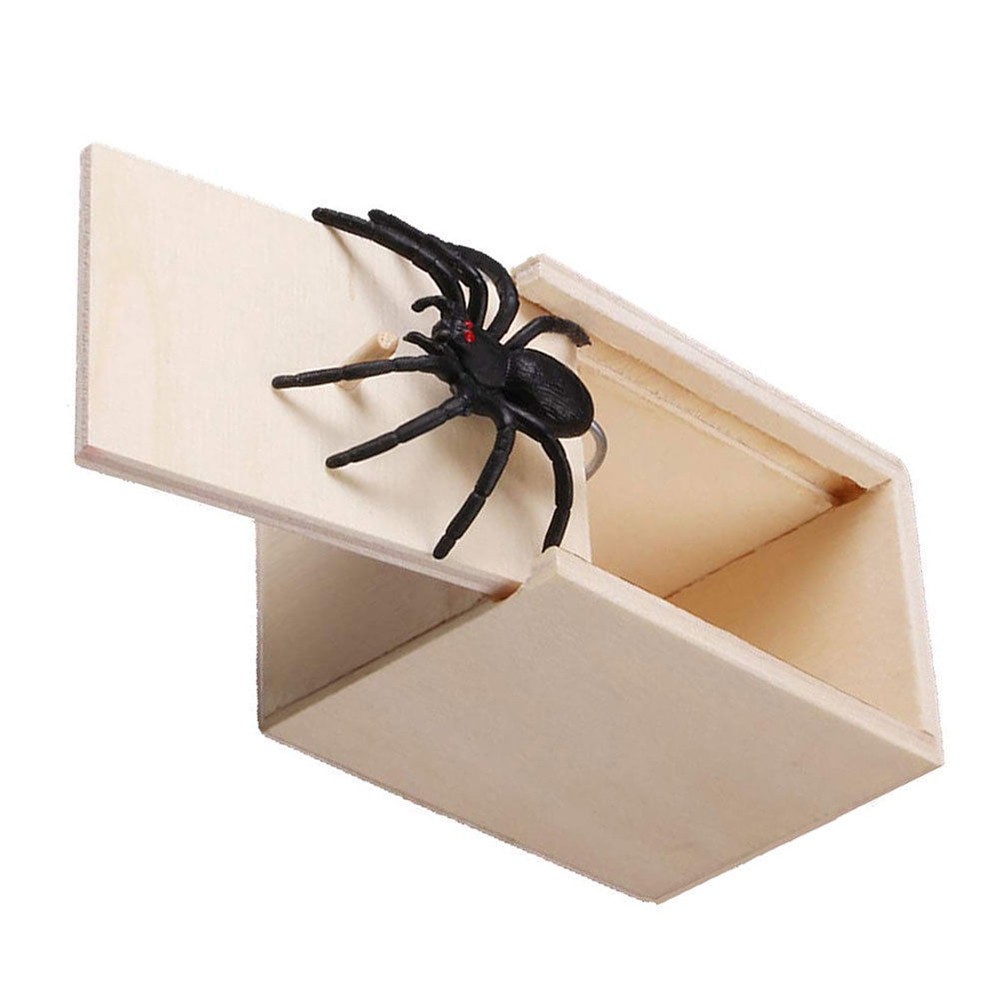 Mua Wooden Box Holds Spiders Fun Toy In stock ' Wooden Spider Repellent ...
