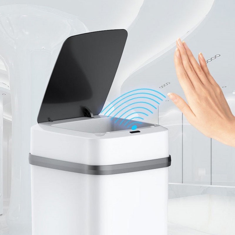Thùng Rác Tự Động, Thùng Rác Cảm Biến Mở Nắp Thông Minh - AUTO BEN ...
