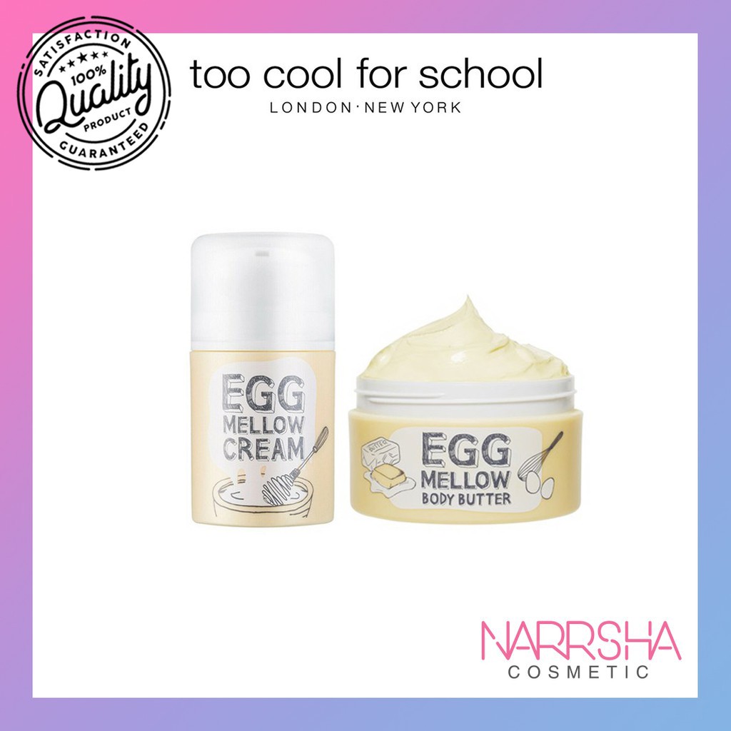 [TOO COOL FOR SCHOOL] Egg Mellow Cream 50g & Body Butter Cream - 200g ...