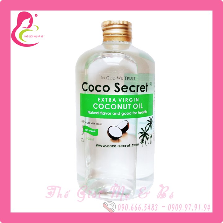 Coco Secret dầu dừa 500ml | Shopee Việt Nam