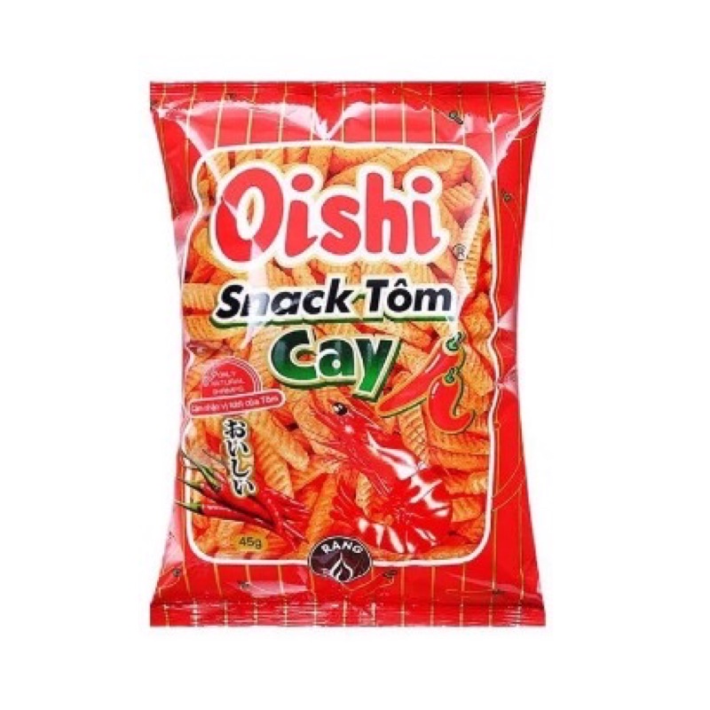 Bịch 10 Gói Snack Tôm Cay Oishi 40gr | Shopee Việt Nam