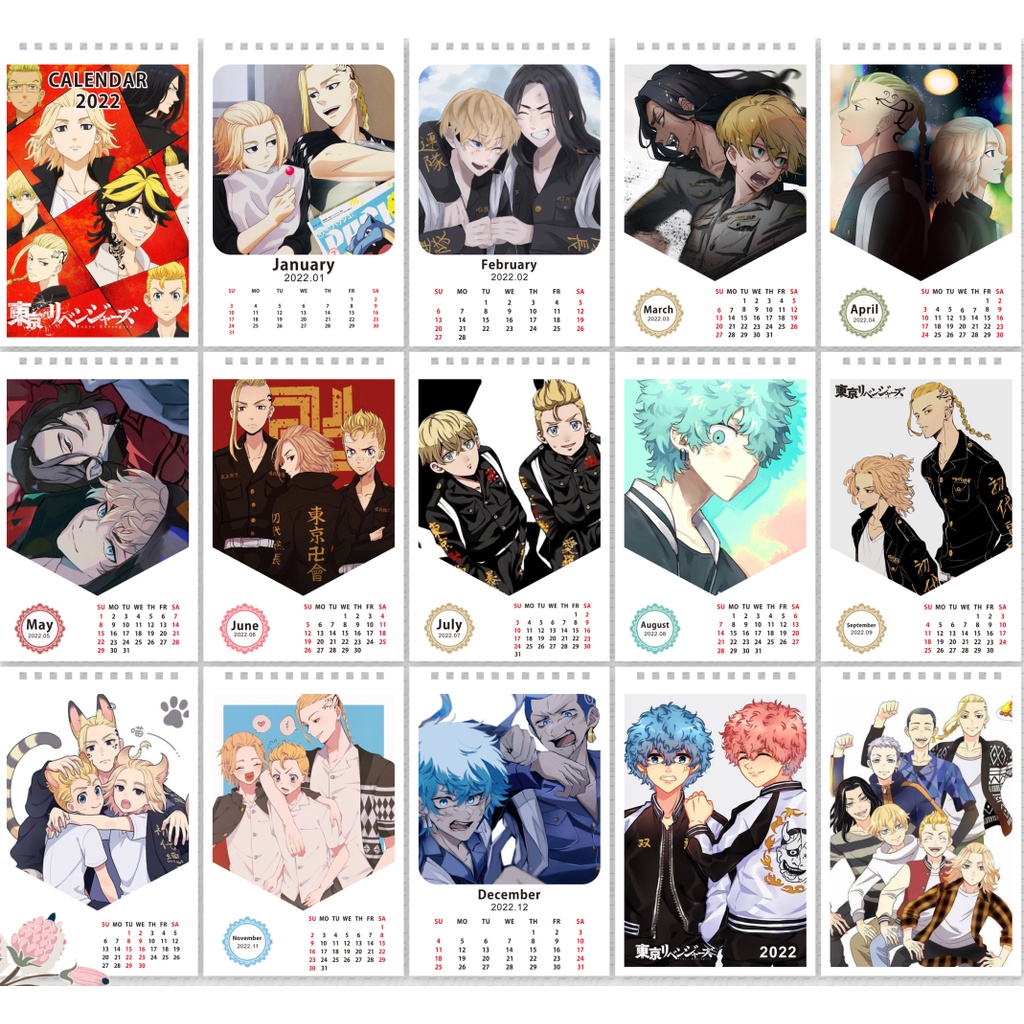 Mua Lịch Để Bàn 2022 Square Hoạt Hình Siêu Dễ Thương Calendar Desktop ...