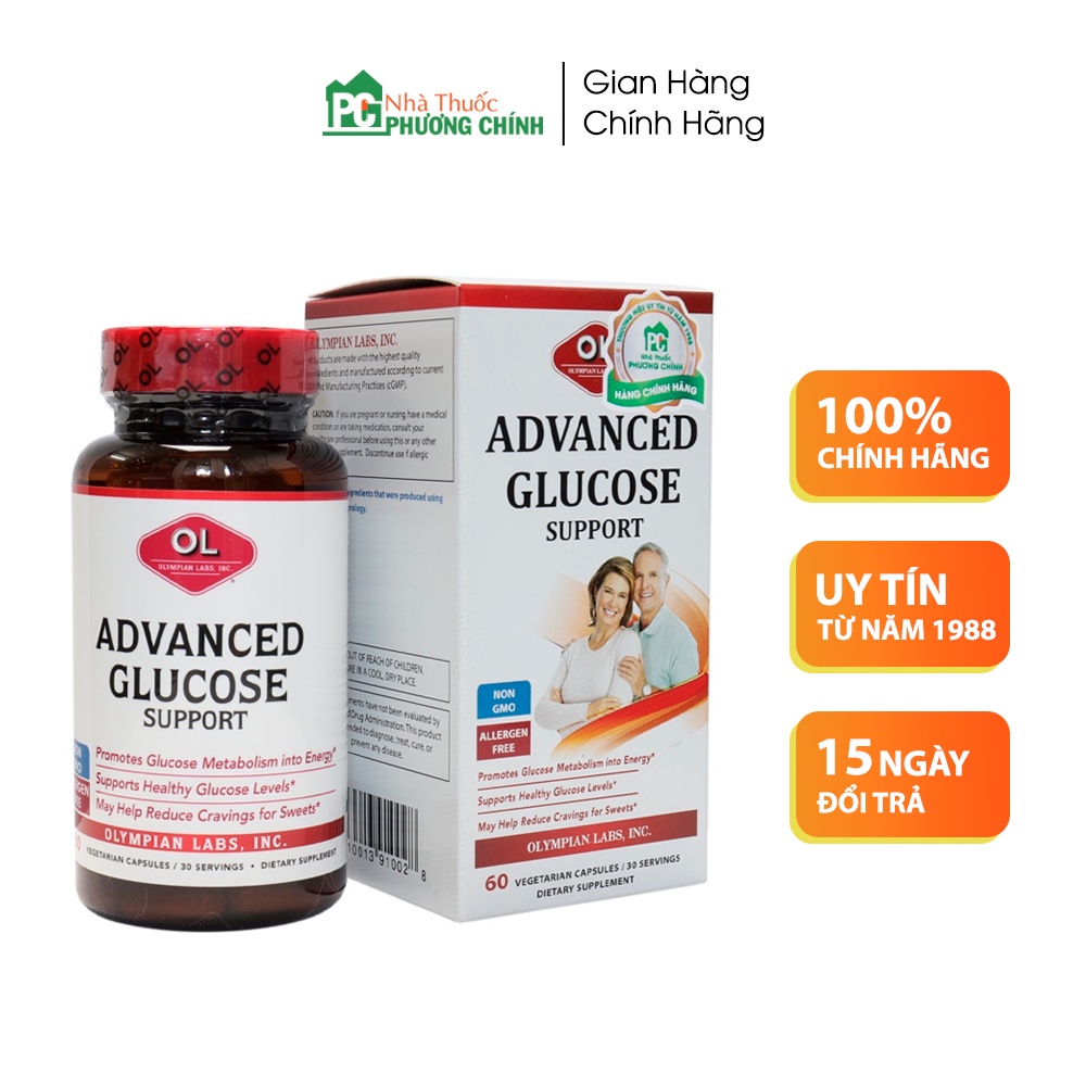 Viên Uống Hỗ Trợ Ổn Định Đường Huyết Advanced Glucose Support Olympian ...