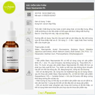 Serum DrCeutics BHA 2% + ZinC 1% Giảm Mụn, Cấp Ẩm Tự Nhiên - Tinh Chất Dr.Ceutics 30ml | Shopee ...