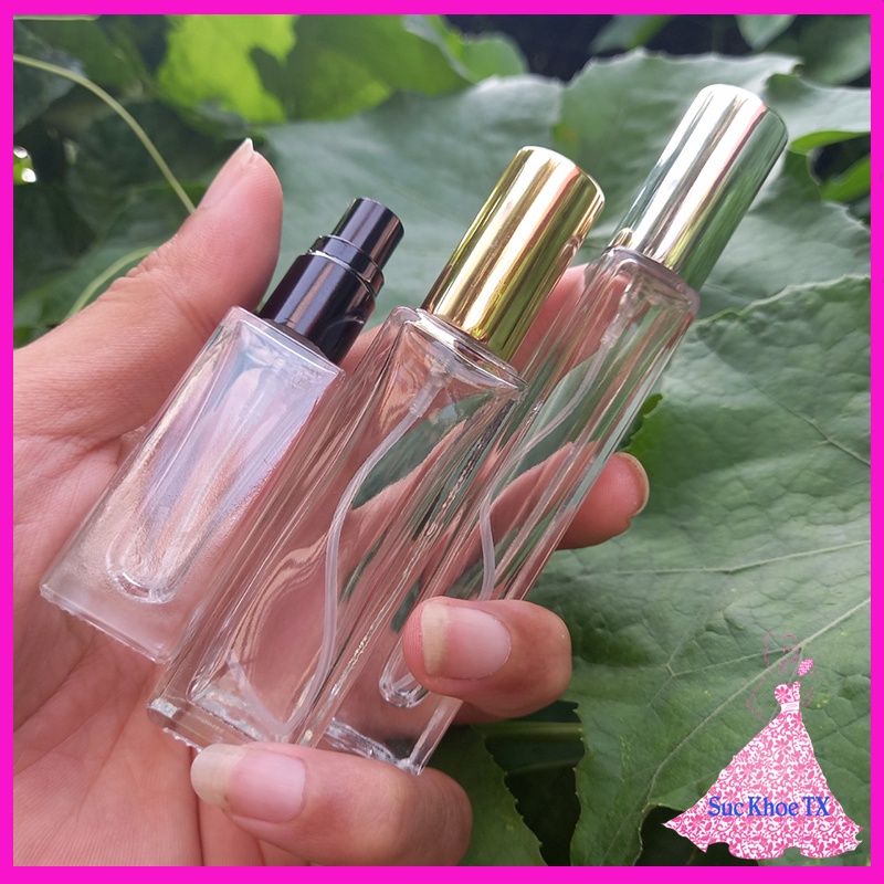 Mua Lọ chiết nước hoa 10ml/ 20ml/ 5ml dạng xịt/ Chai Chiết Nước Hoa Hình Trụ cao dày đựng dầu ...