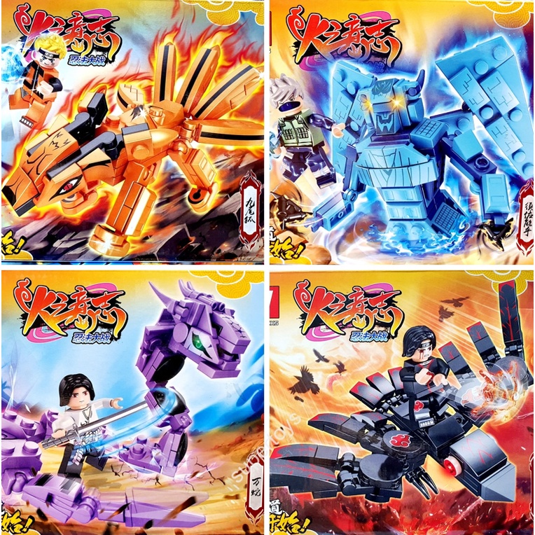 Mua ♦♛Lego Naruto lắp ghép theo set các nhân vật Itachi, kakashi ...
