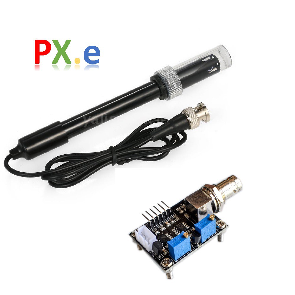 Bộ cảm biến đo độ PH sensor BNC E-201 E-201C kèm module ADC | Shopee ...