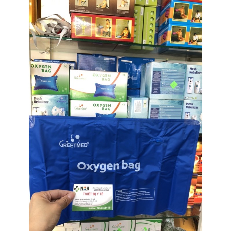 Túi oxy khẩn cấp PVC có thể tái sử dụng Túi đựng dự trữ oxy y tế oxygen ...