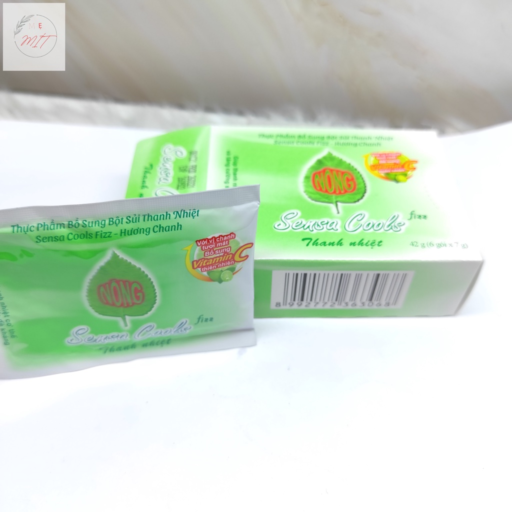 Bột Sủi Thanh Nhiệt Sensa Cool Hộp/6gói | Shopee Việt Nam