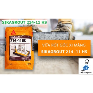 Sika Grout 214-11 HS vữa rót không co ngót cường độ cao | Shopee Việt Nam
