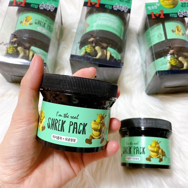 [BILL] Mặt Nạ Đất Sét Bạc Hà Rau Má I’m The Real Shrek Pack [OLIVEYOUNG ...