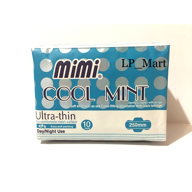 BĂNG VỆ SINH MIMI COOL MINT CÓ CÁNH CAMPUCHIA | Shopee Việt Nam