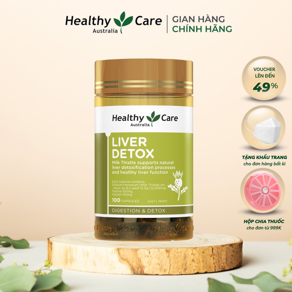 Mua Thải Độc Gan Healthy Care Liver Detox Úc 100 Viên - Viên Uống Bổ ...