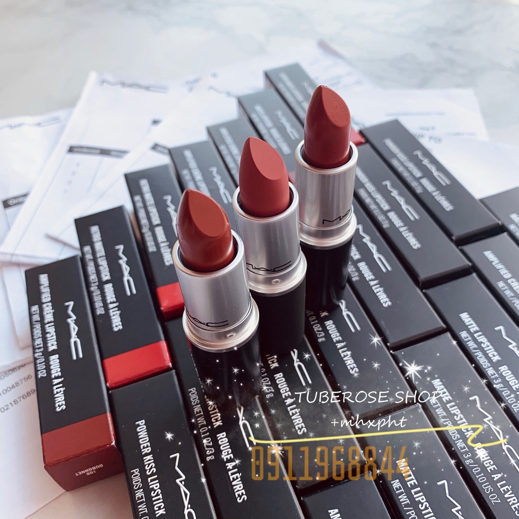 Mua Son MAC chinh hãng Ruby Woo, Marrakesh, Chili các màu đẹp nhất, son ...