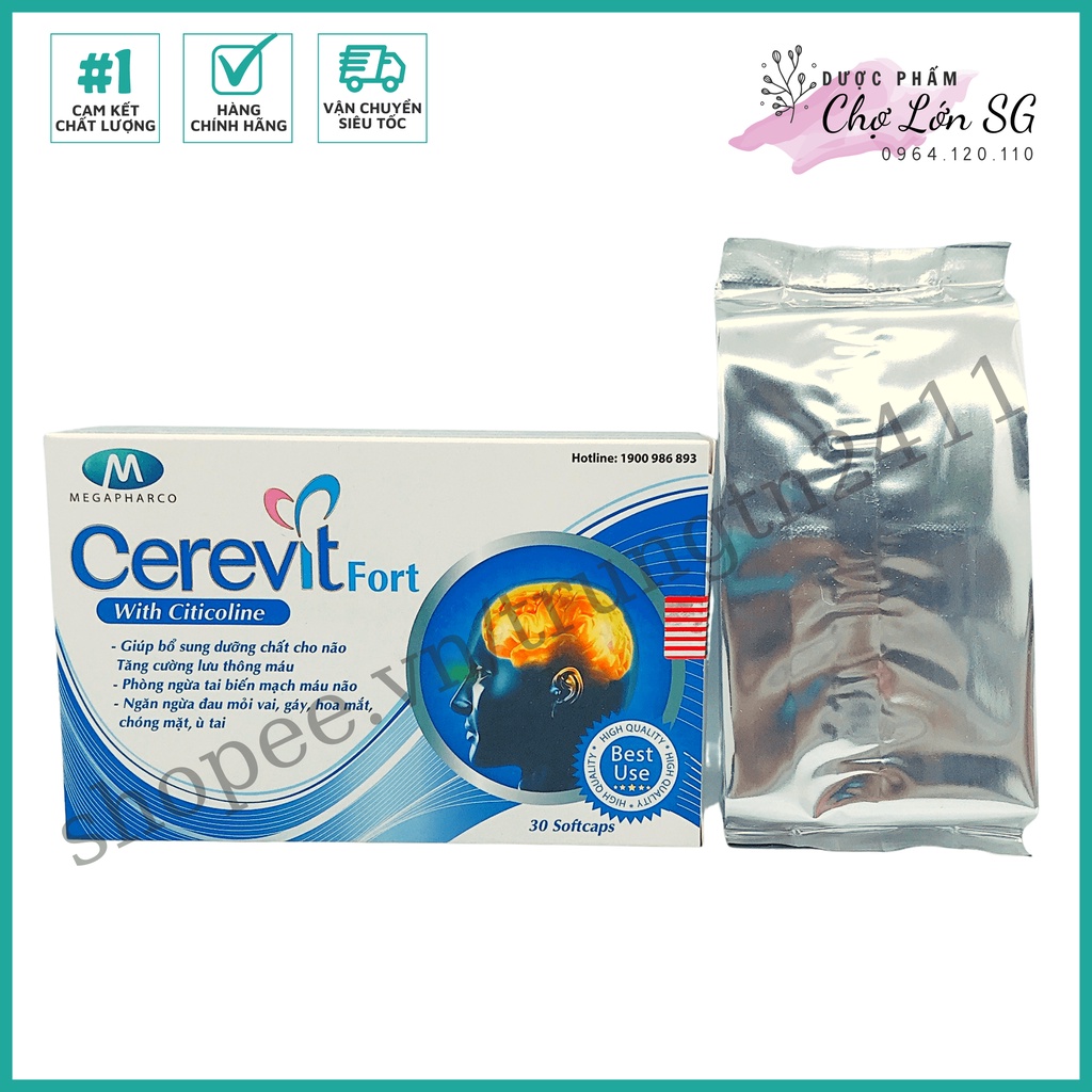 Mua Viên uống CEREVIT FORT hoạt huyết dưỡng não (sản phẩm không phải là ...
