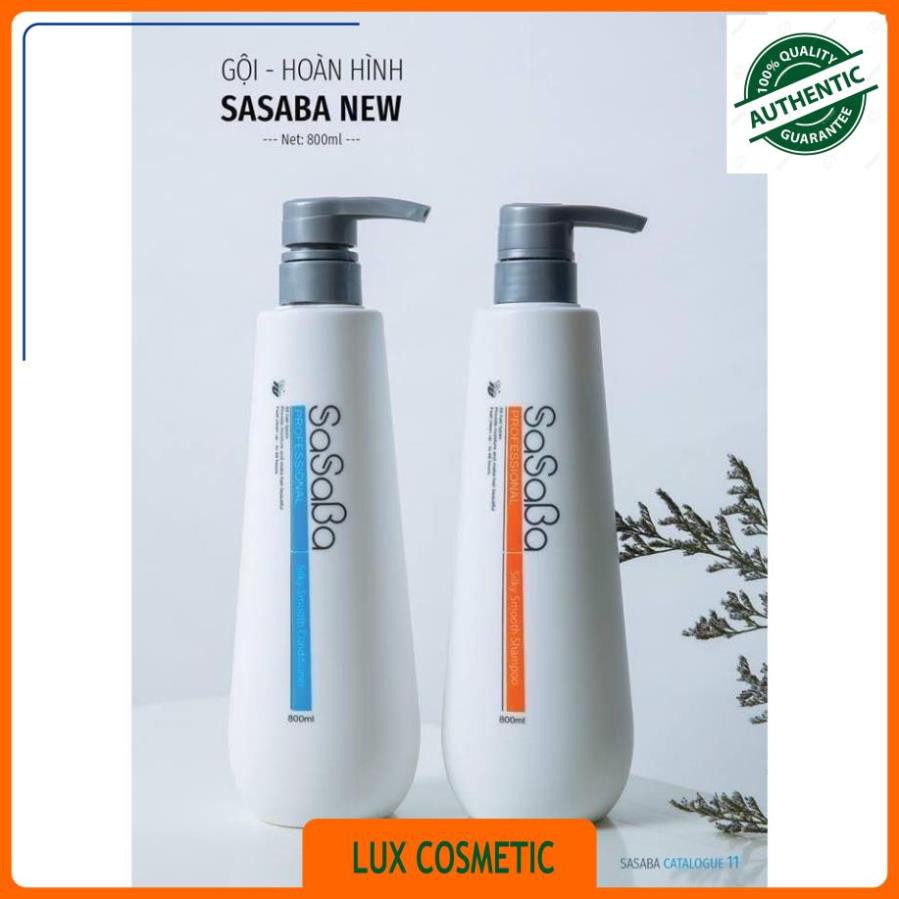 [CHÍNH HÃNG] Dầu Gội Dầu Xả Sasaba 800ML Mẫu Mới New 2019-Chính Hãng ...
