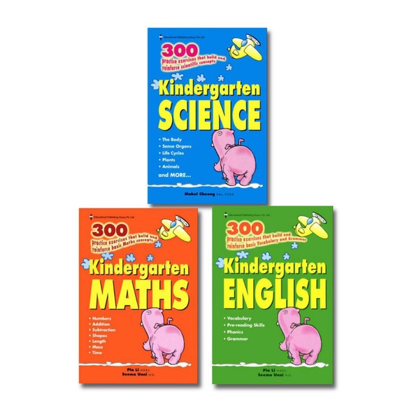 300 Kindergarten - ENGLISH - MATH - SCIENCE - Bản đẹp | Shopee Việt Nam