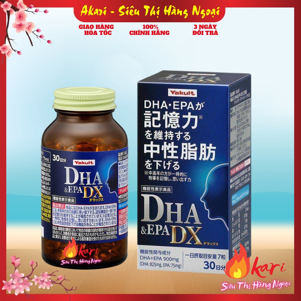 Viên uống bổ não Yakult DHA & EPA DX 900mg 210 viên tại TP. Hồ Chí Minh có giá sỉ Toàn quốc - Hỗ ...