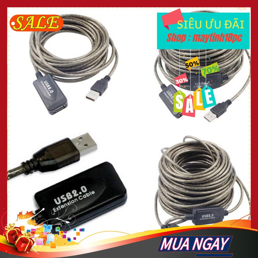 Dây nối dài usb dài 15m tốt | Shopee Việt Nam