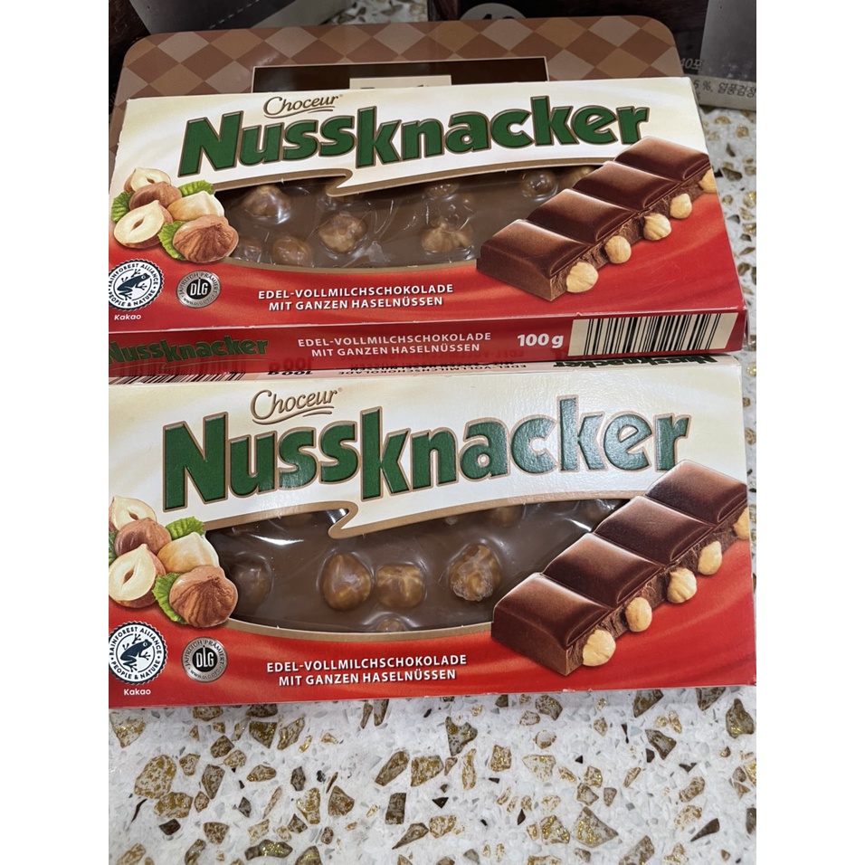 NUSSKNACKER Whole Hazelnut Chocolate (1 Bar, 100g / 3.5oz) | Shopee ...