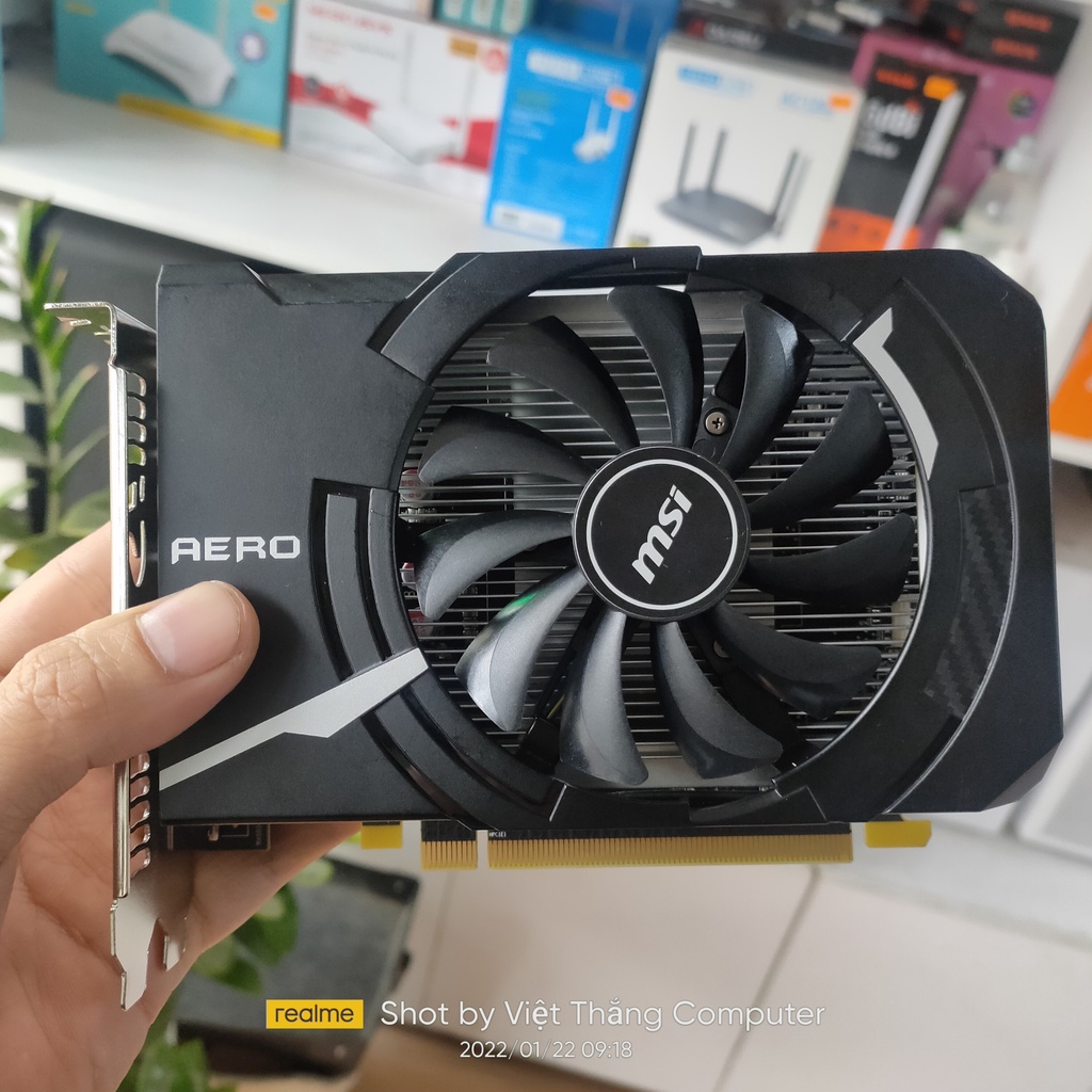 Mua Cạc Màn Hình - VGA RX550 2G GDDR5 MSI AERO ITX OC 1 Fan Like New ...