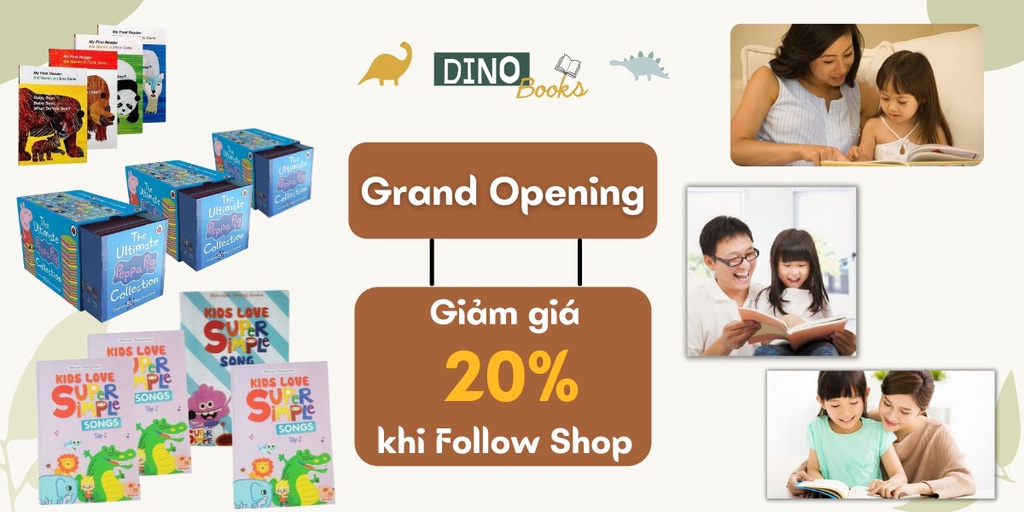 DINOBook_Sách tiếng Anh cho bé, Cửa hàng trực tuyến | Shopee Việt Nam