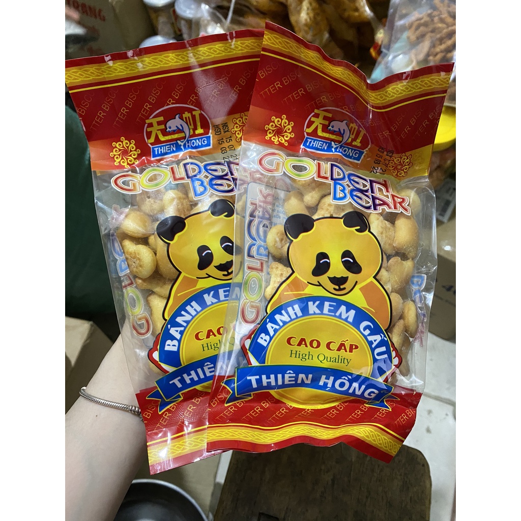 [Gói] Bánh gấu nhân kem Thiên Hồng gói 100g | Shopee Việt Nam