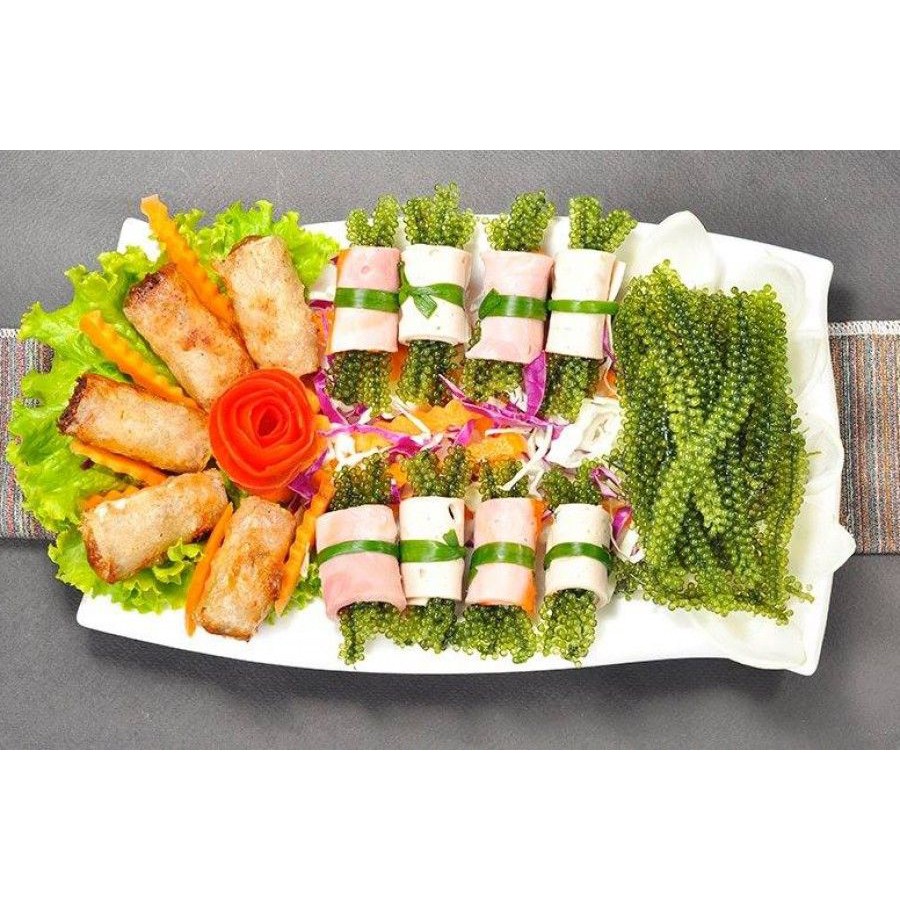 Mua Rong nho tách nước biển xanh gói rong nở ra 105gr rong tươi tặng ...