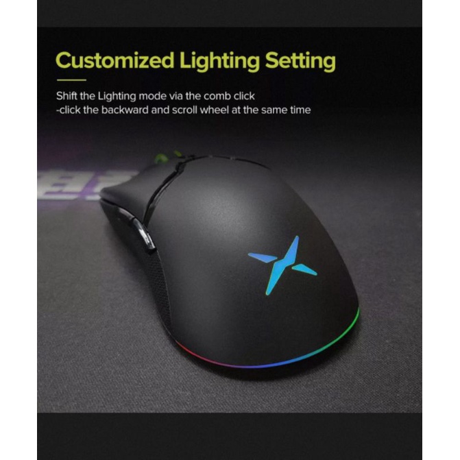 Mua Chuột không dây gaming Delux M800 Pro pixart 3370 dpi 19000 giá rẻ ...
