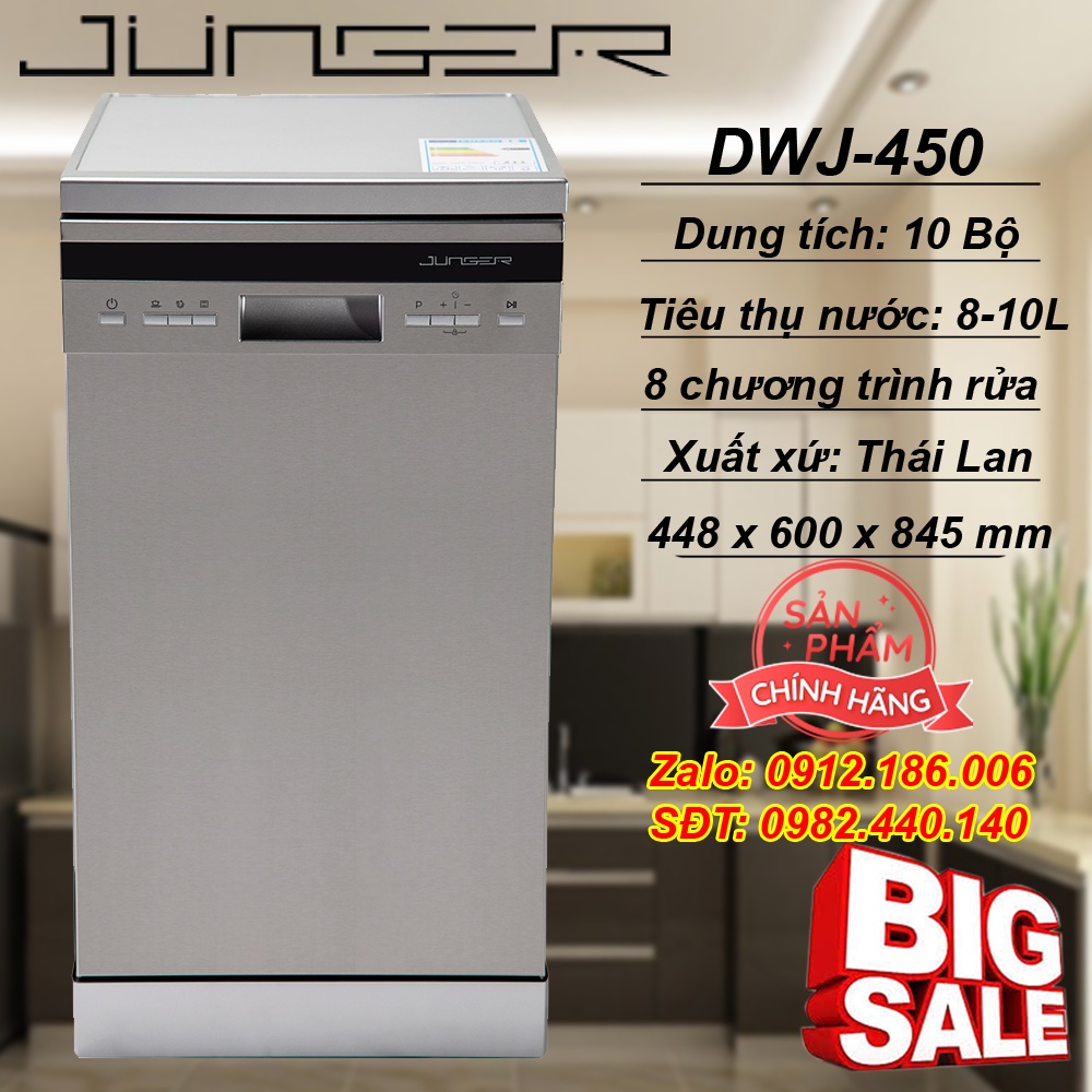Máy rửa bát Junger DWJ-450 Thailand | Shopee Việt Nam