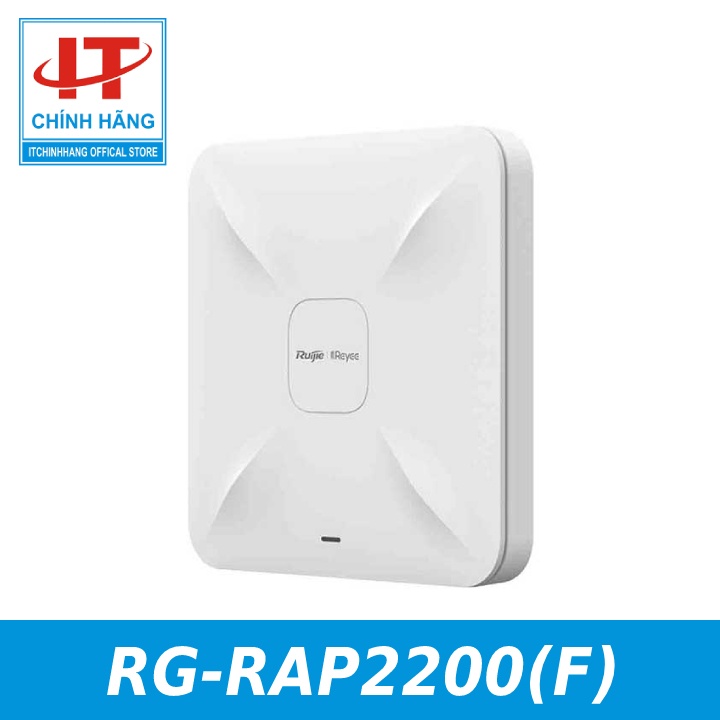 Bộ phát Wifi ốp trần hoặc gắn tường RUIJIE REYEE RG-RAP2200(F) - NAT ...