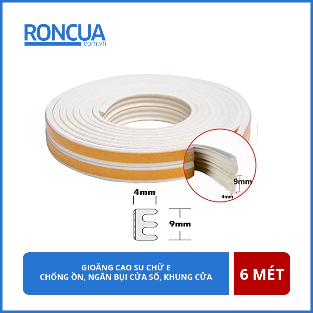 (RONCUA™) | 6m Ron Cao Su Dán Khung Cửa Loại 2 4 6mm | Shopee Việt Nam