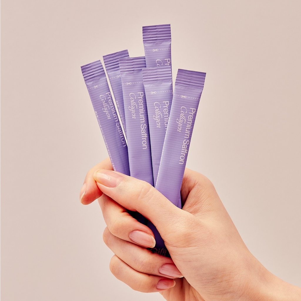 10 gói bột uống collagen Gilaa premium saffron | Shopee Việt Nam