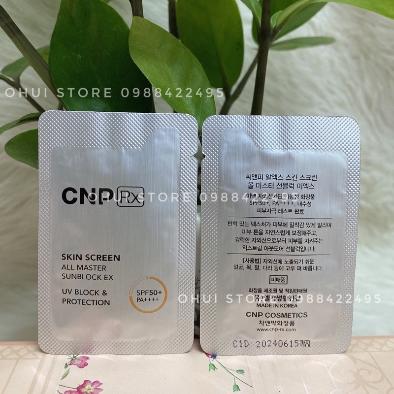 Combo 10 gói kem chống nắng CNP RX date 2024 | Shopee Việt Nam