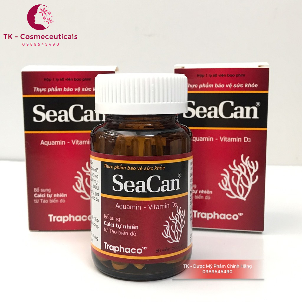 Mua (CHÍNH HÃNG) SeaCan Plus / Seacan Bổ Sung Canxi Tự Nhiên Từ Tảo ...