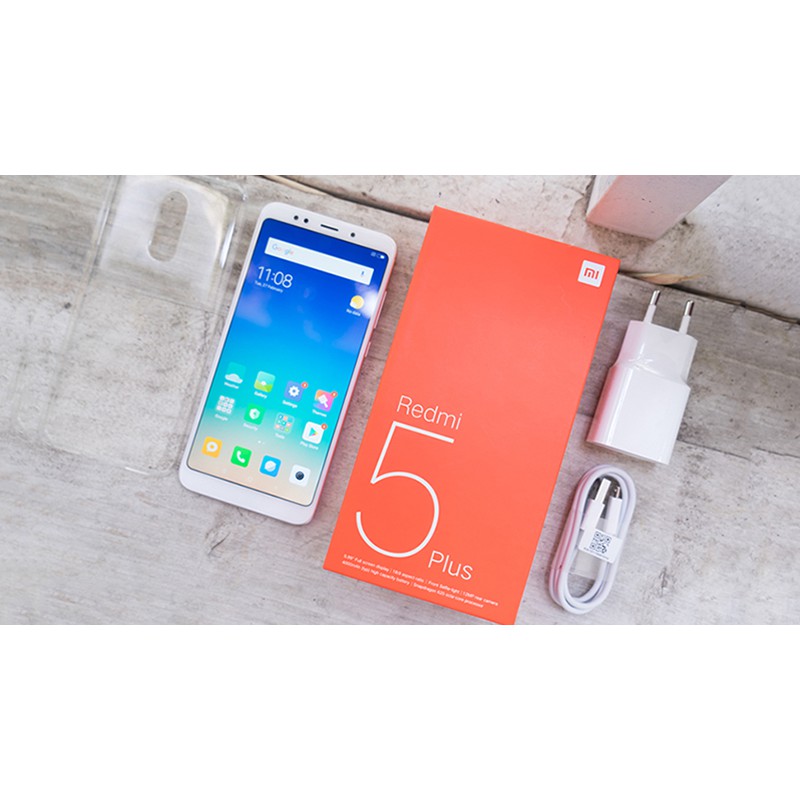 Điện Thoại Xiaomi Redmi 5 Plus 2 Sim Fullbox Full Tiếng Việt Tặng Ốp ...