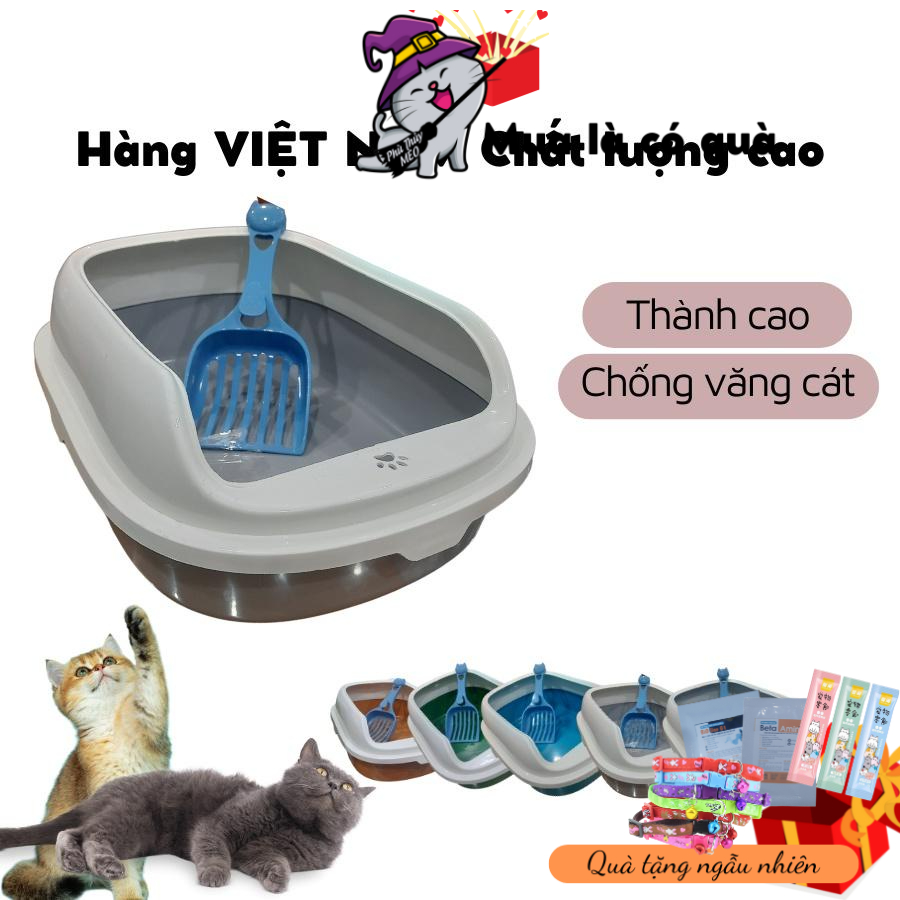 Mua Chậu cát cho mèo con tặng kèm xẻng thành cao sản xuất tại Việt Nam ...