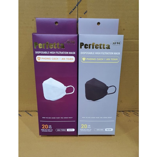 Mua Khẩu trang KF94 cao cấp Perfetta. Made in Việt Nam. Phú Bảo Medical ...