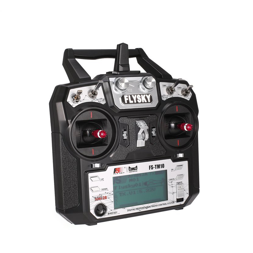 M1/B5 Flysky FS-TM10 FS-i6X 10CH 2.4GHz AFHDS RC Transmitter with FS-IA10B Receiver – Đồ chơi trẻ em