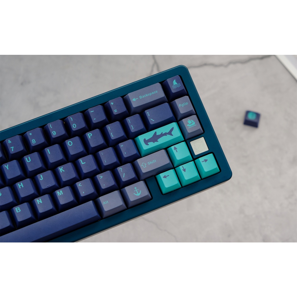 GMK Hammerhead Shark Keycaps, 129 Phím PBT Keycaps Cherry Profile DYE ...